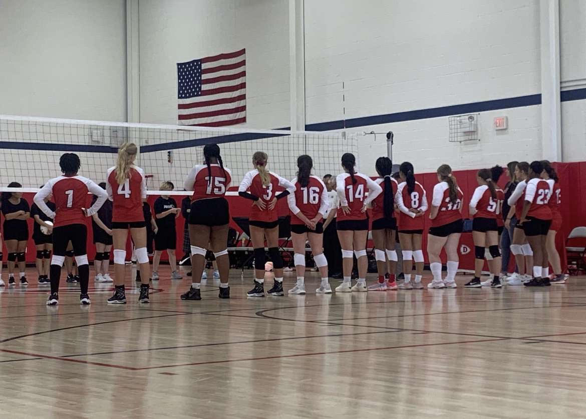 DHS Volleyball meets the excitement and challenges of a first year team ...